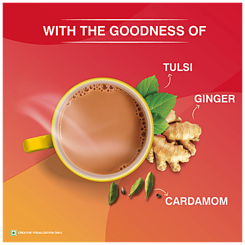 Buy Red Label Instant Spiced Tea Mix - Rich Flavour & Aroma, Add Hot ...