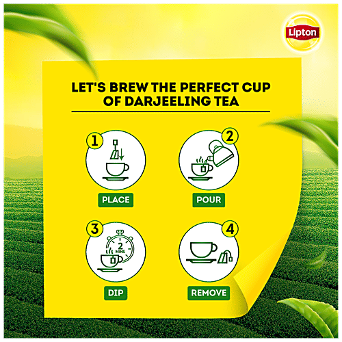 Buy Lipton Darjeeling Black Tea - Rich In Flavour & Aroma, Refreshing ...