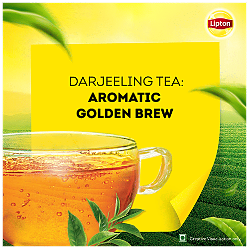 Buy Lipton Darjeeling Black Tea - Rich In Flavour & Aroma, Refreshing ...