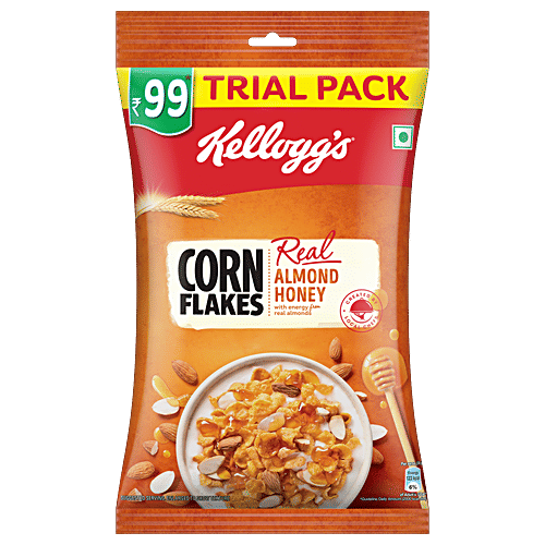Buy Kellogg's Corn Flakes - Real Almond Honey Online at Best Price of ...