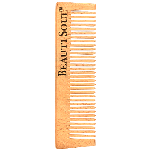 Buy Beautisoul Neem Baby Comb - Wooden, Boosts Circulation, Suitable ...