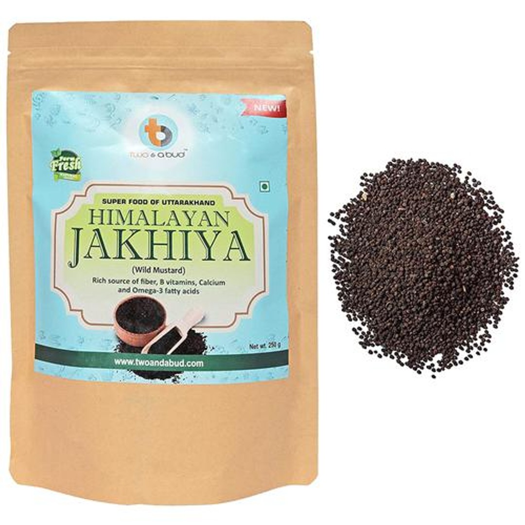 Buy Two & A Bud Himalayan Jakhiya Wild Mustard Seeds - Adds Flavour ...