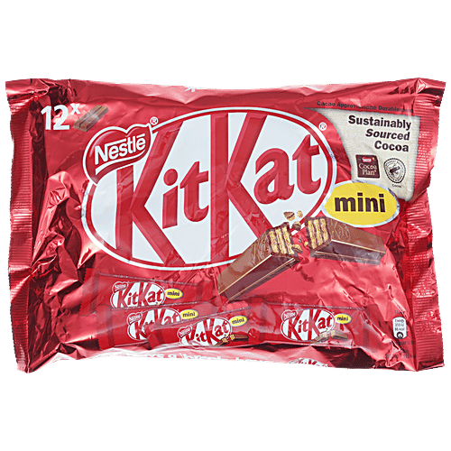 Buy Nestle Kitkat Mini Crisps Wafers In Milk Chocolate Online at Best ...
