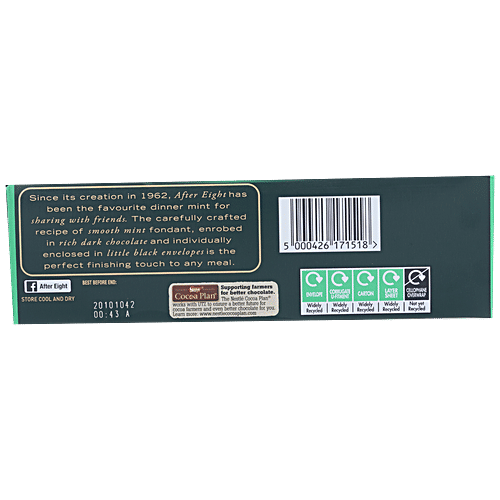 Buy Nestle After Eight Dark chocolate With Mint - Luxiry Online at Best ...