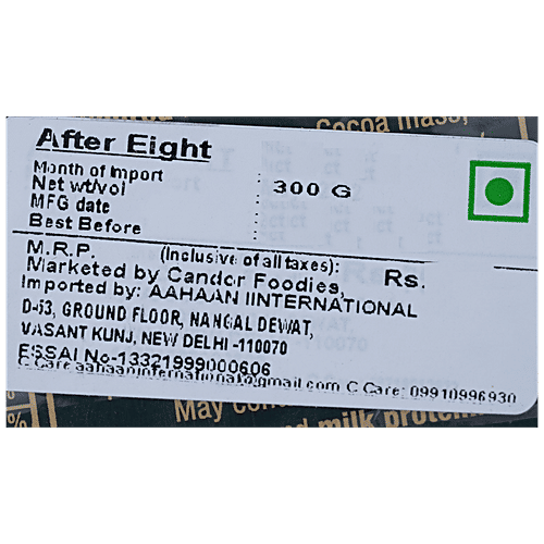 Buy Nestle After Eight Dark chocolate With Mint - Luxiry Online at Best ...