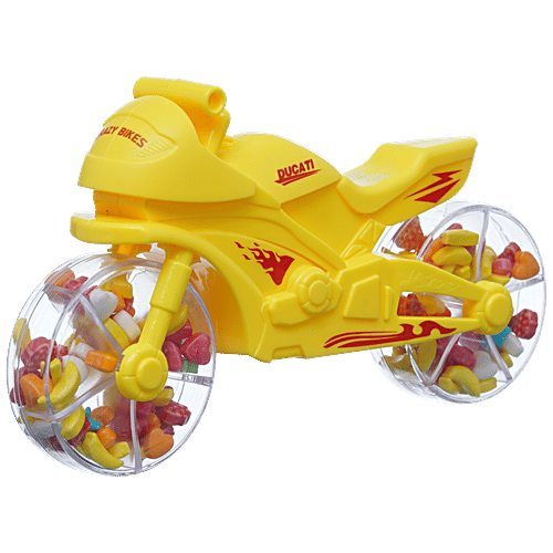 Buy Toy Candy Bike Yellow Glucose Candy For Kids Online at Best Price ...
