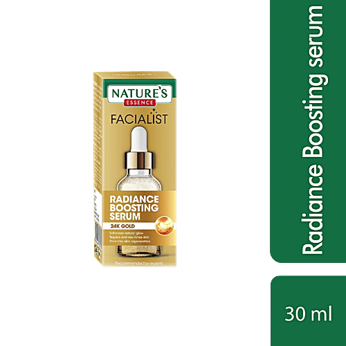 Buy Natures Essence Facialist Radiance Boosting Serum - 24K Liquid Gold, Enhances Natural Glow ...