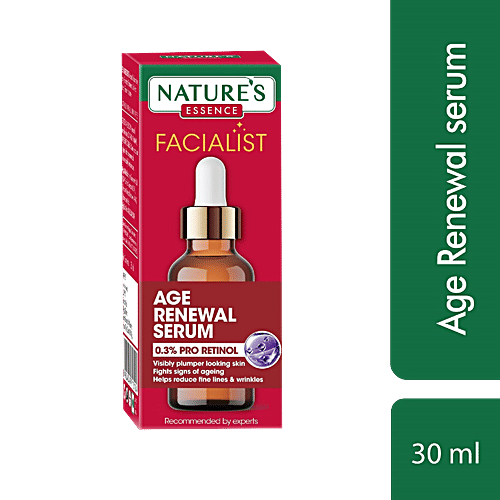 Buy Natures Essence Facialist Age Renewal Serum - 0.3% Pro Retinol, Reduces Fine Lines ...