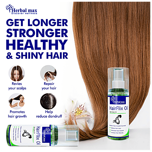Buy Herbal max HairFlix Pro Hair Care Capsules - Reduce Hair Loss ...