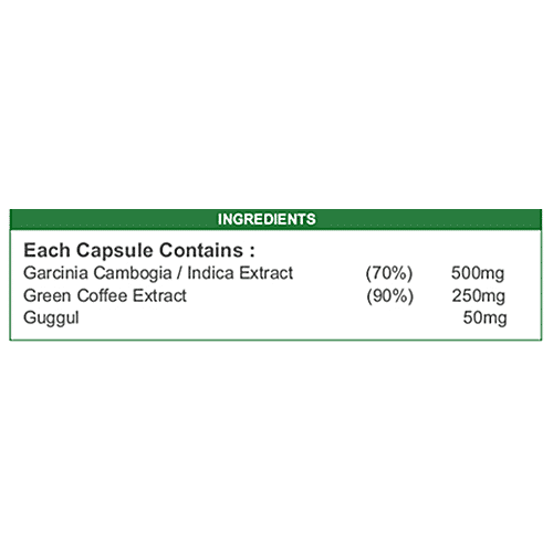 Buy Herbal max Garcinia Cambogia Capsules - 70% HCA, Natural Fat Burner ...