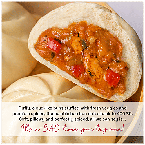 Buy Prasuma Bao Buns - Veg Pizza, Stuffed Bread, No Preservative ...