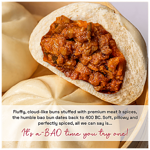 Buy Prasuma Bao Buns - Chicken Keema, Stuffed Bread, No Preservative ...