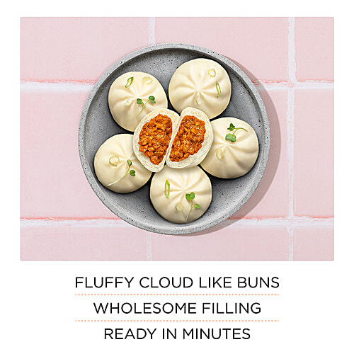 Buy Prasuma Bao Buns - Choco Crunch, Stuffed Bread, No Preservative ...