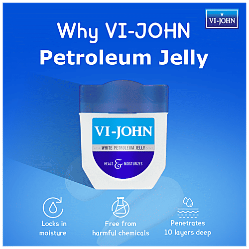 Buy VI-JOHN White Petroleum Jelly Classic - Heals & Moisturises Online ...