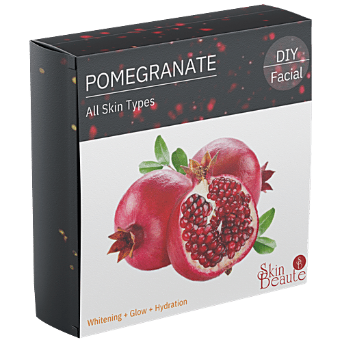 Buy Skin Beaute Pomegranate DIY Facial Kit - One Time Use, Removes Dead ...