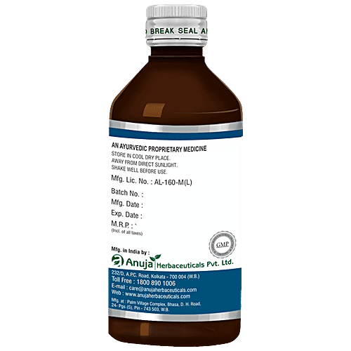 Buy ANUJA HERBACEUTICALS Gritona Syrup - Natural Carminative, Improves ...