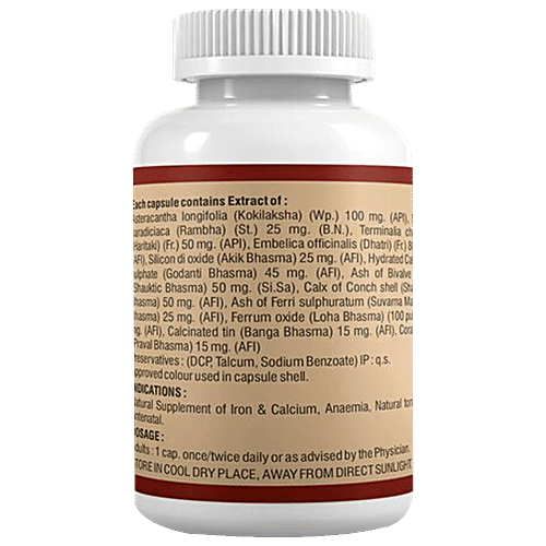 Buy ANUJA HERBACEUTICALS Fekal Capsules - Improves Hemoglobin & Calcium ...