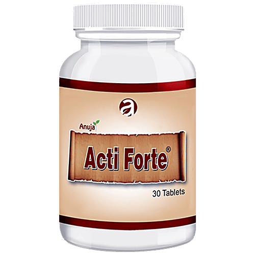 Buy Anuja Herbaceuticals Acti Forte Tablets - Ayurvedic, For Geriatric ...