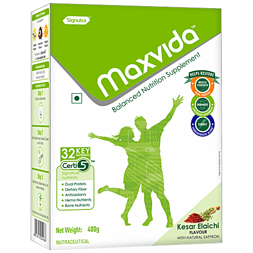 Buy Maxvida Balanced Nutrition Supplement For Adults With High Protein ...