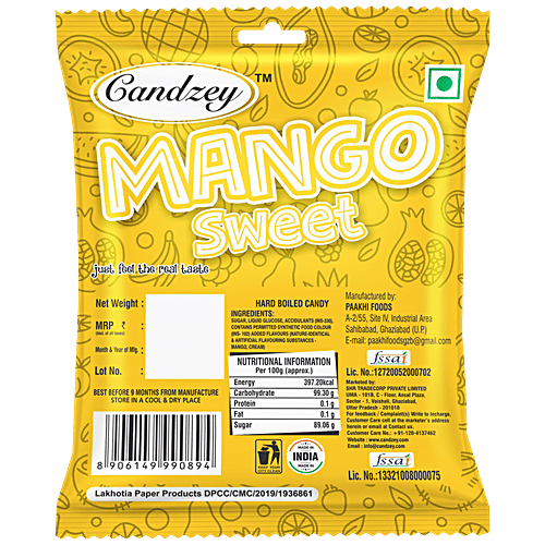 Buy CANDZEY Mango Sweet Candy - Hard-Boiled Online at Best Price of Rs ...