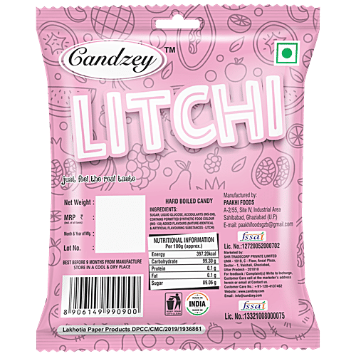 Buy CANDZEY Litchi Candy - Hard-Boiled, Mouth Freshener Online at Best ...
