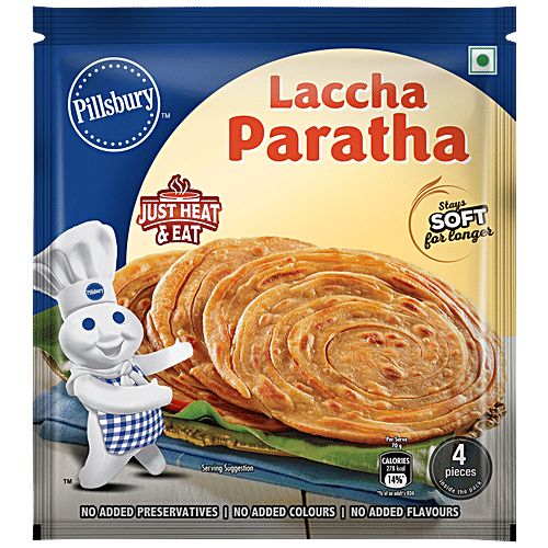 Buy Pillsbury Laccha Paratha - Soft & Crispy, No Added Preservatives ...