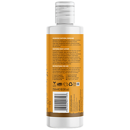 Buy Urban Veda Soothing Ayurvedic Body Lotion - Sandalwood + Botanics ...