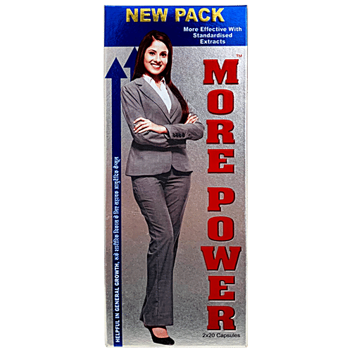 Buy More Power More Power Ayurvedic Capsules - Herbal Extracts, Helps ...