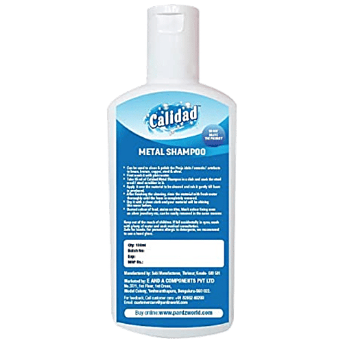 Buy CALIDAD Metal Shampoo Liquid - Cleans & Provides Shine To Materials ...