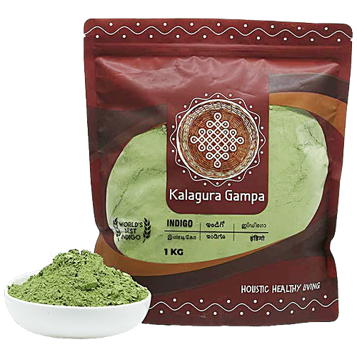Buy Kalagura Gampa Indigo Powder - 100% Pure & Natural, Gives Hair ...
