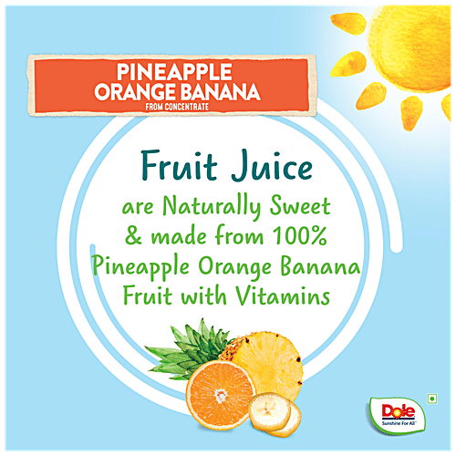 Buy DOLE Pineapple Orange Banana - 100% Juice From Concentrate, No ...