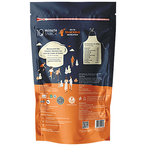 Buy Sneha Select Dragon Chicken Kebab - Frozen, Marinated, Protein-Rich ...