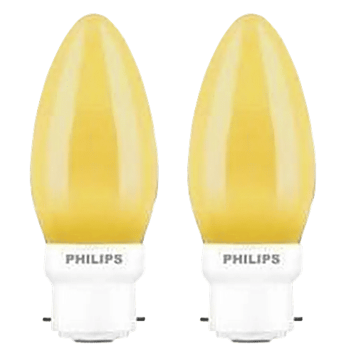 Buy Philips LED Deco Yellow 0.5 W Glass Candle - Sleek Body, Vivid ...