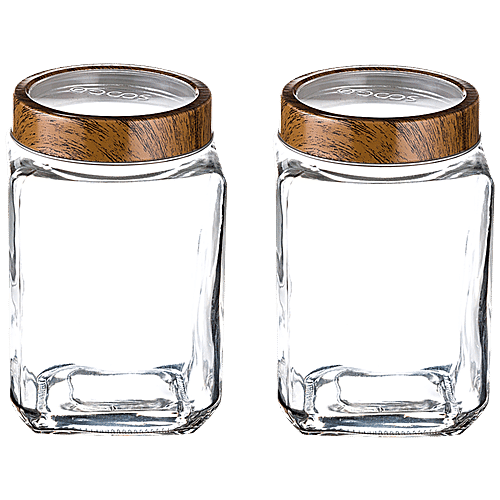 Buy Soogo Woody Cube Jar For Beverages - Trendy & Fashionable, Food ...