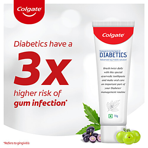 Buy Colgate Toothpaste For The Oral Health Of Diabetics - Sugar Free ...