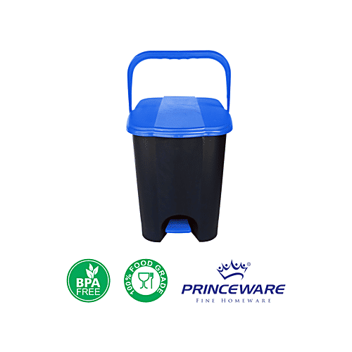 Buy Princeware Garbage Bucket/Dustbin - Square, 100% Virgin Plastic ...