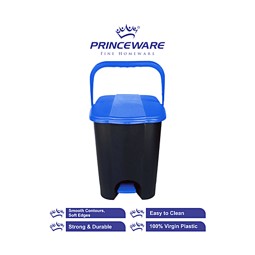 Buy Princeware Garbage Bucket/Dustbin - Square, 100% Virgin Plastic ...
