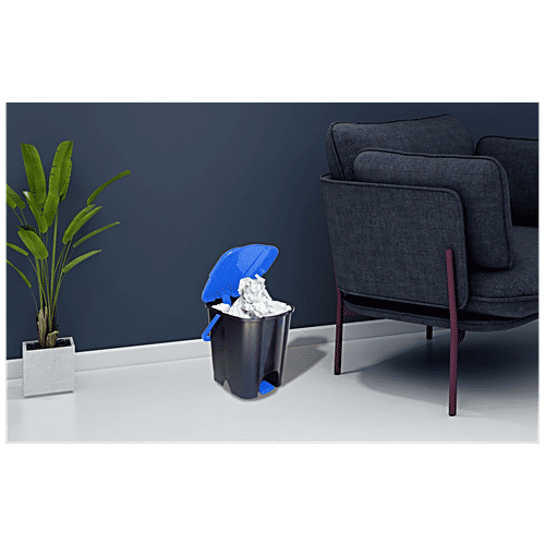 Buy Princeware Garbage Bucket/Dustbin - Square, 100% Virgin Plastic ...