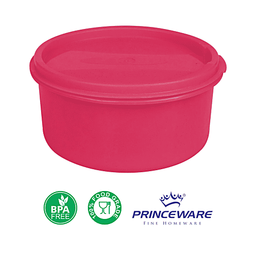Buy Princeware Store Fresh Round Container - Plastic, Durable, BPA Free ...