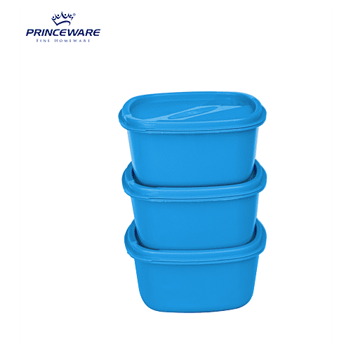 Buy Princeware Store Fresh Square Container - Plastic, Durable ...