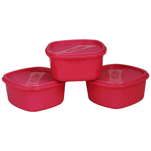Buy Princeware Store Fresh Square Container - Plastic, Durable, BPA ...