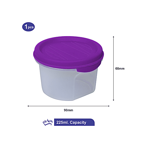 Buy Princeware Easy Store Round Package Container - Plastic, Leakproof ...