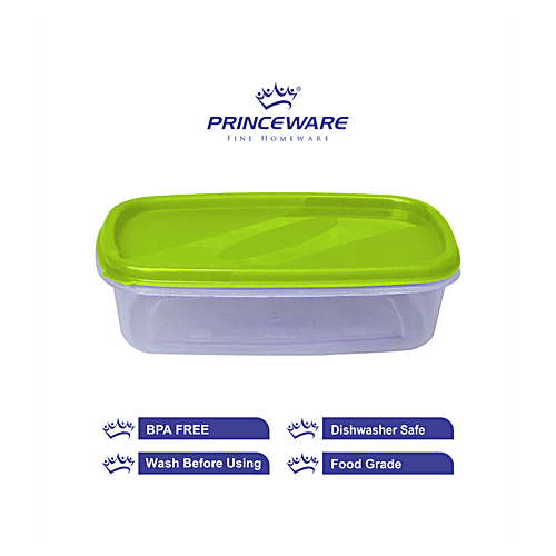 Buy Princeware Store Fresh Rectangular Package Container - Plastic ...