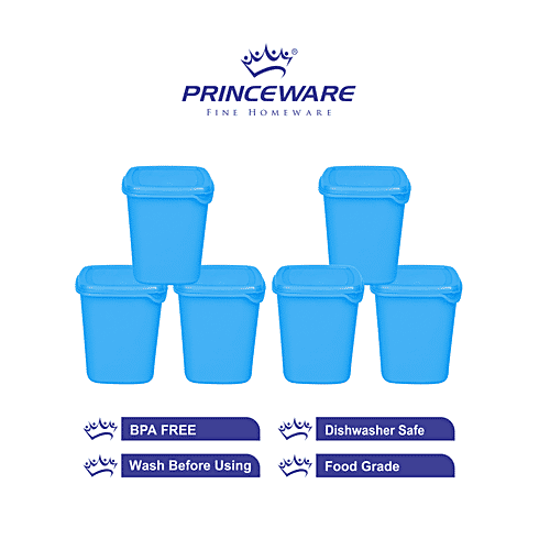 Buy Princeware Pilot Container - Plastic, Durable, BPA Free, Blue ...