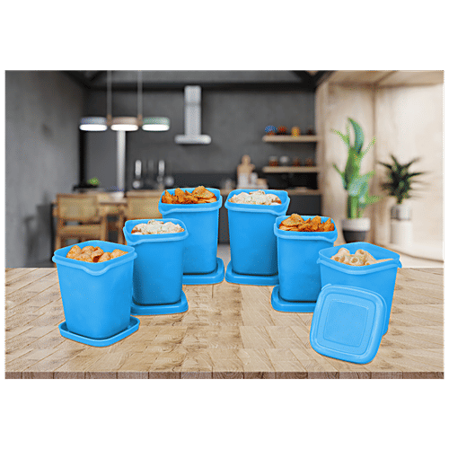 Buy Princeware Pilot Container - Plastic, Durable, BPA Free, Blue ...