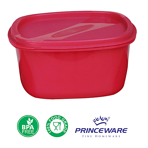 Buy Princeware Store Fresh Square Package Container - Plastic, Durable ...