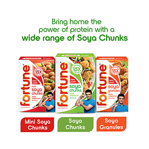 Buy Fortune Soya Chunks/Bari - Rich In Protein, Builds Immunity Online ...
