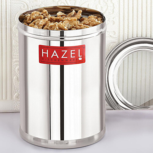 Buy Hazel Stainless Steel Container S11 - With Transparent See-Through ...