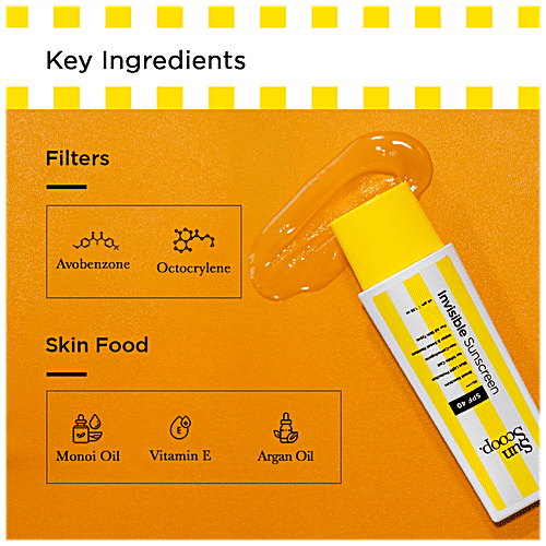 Buy SunScoop Invisible Sunscreen - SPF 40, No White Cast, Non ...