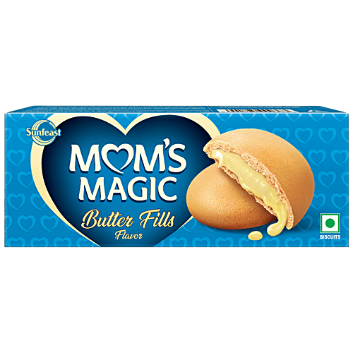 Buy Sunfeast Mom's Magic Butter Fills Flavour, Centre Filled With ...